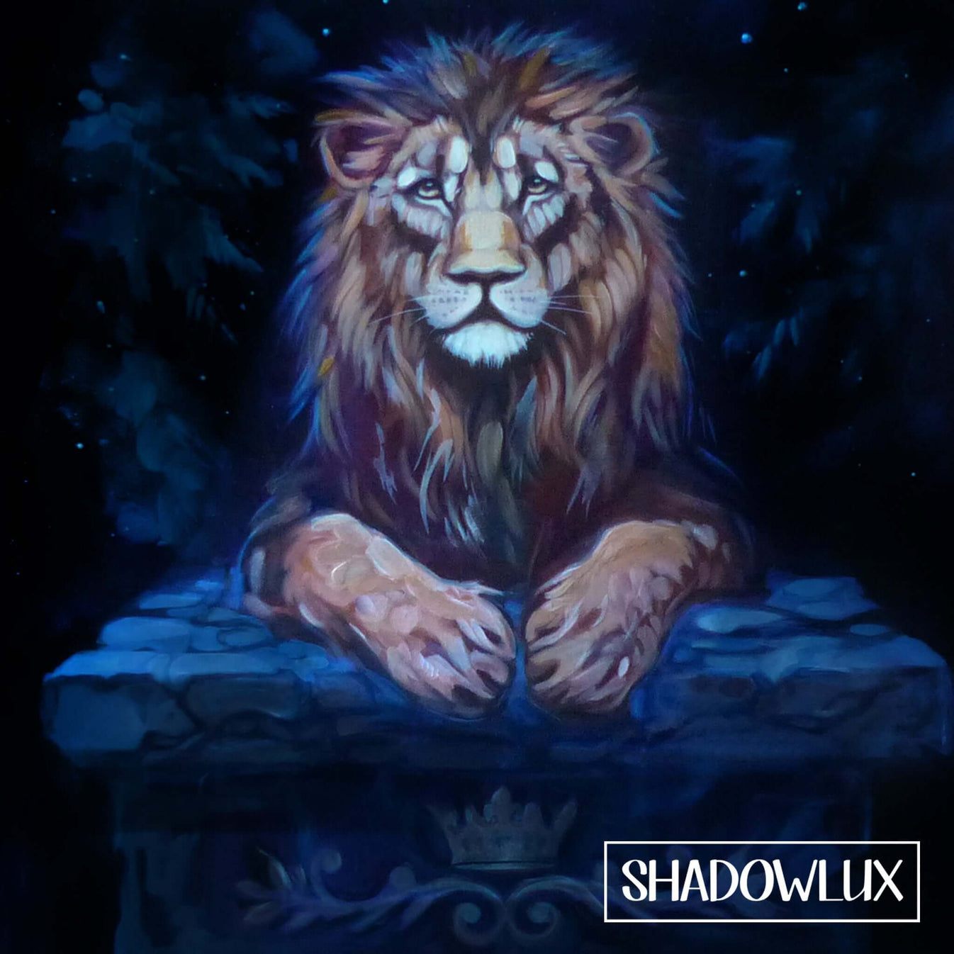 Glow in the dark painting ~ Deeper Magic – Shadowlux Art